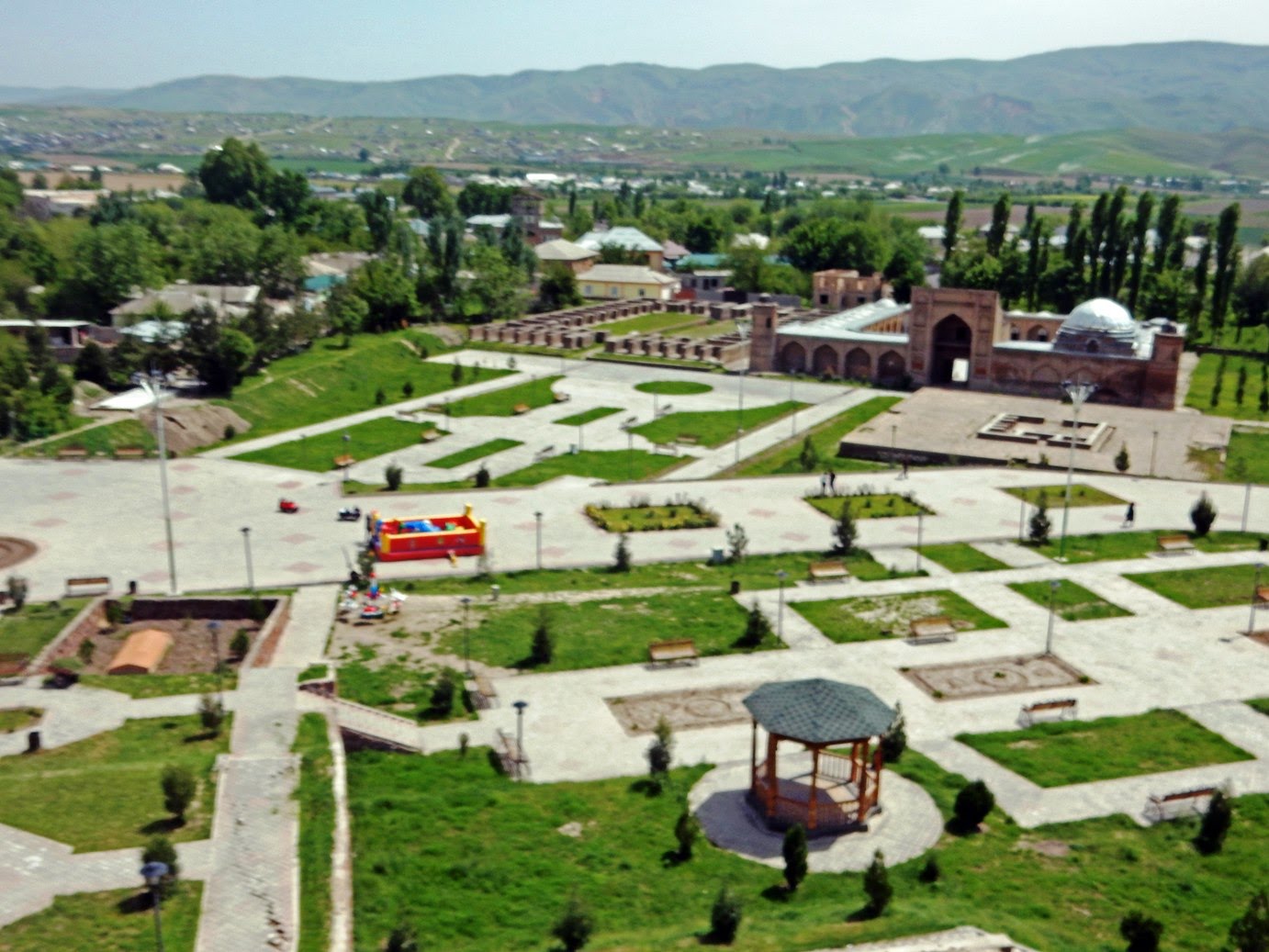 the viewing deck: Hissar Fortress Morning Tour