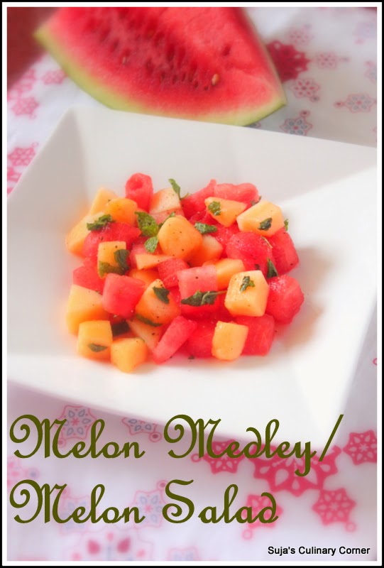 suja's culinary corner: Melon Medley/Melon Salad