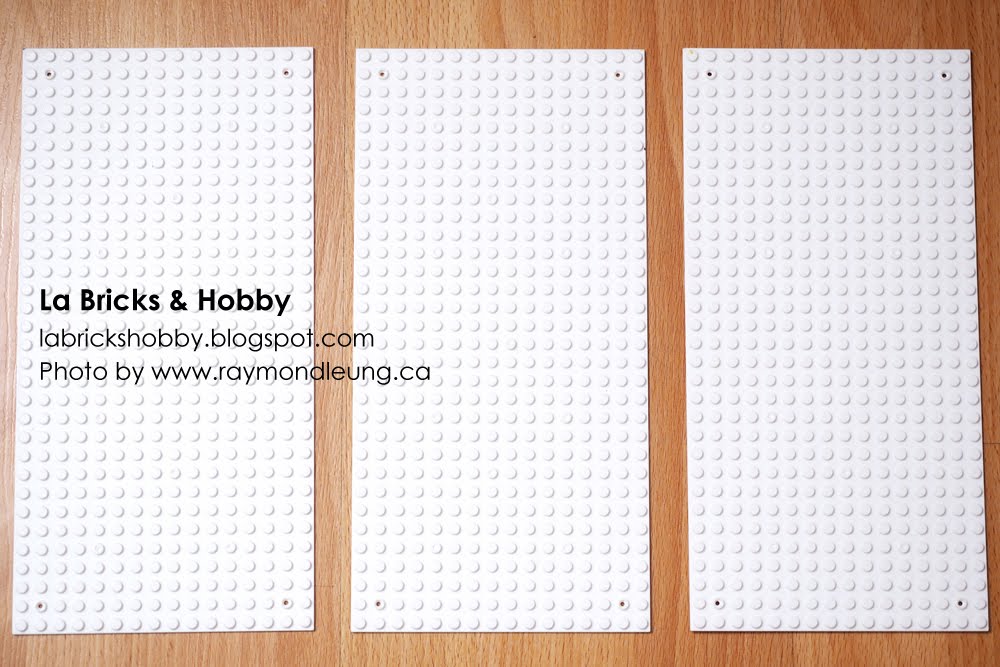 La Bricks & Hobby: 3rd Party White Base Board for LEGO (32 x 16 Studs)