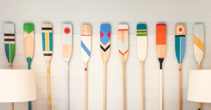 Painted Oars & Art Paintings on Oar Paddles