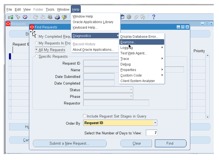Enable Diagnostics in Oracle Apps