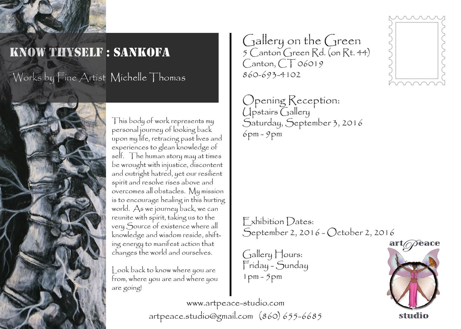 Artpeace Studio - Justice / Michelle Thomas: Michelle Thomas - Solo Art ...