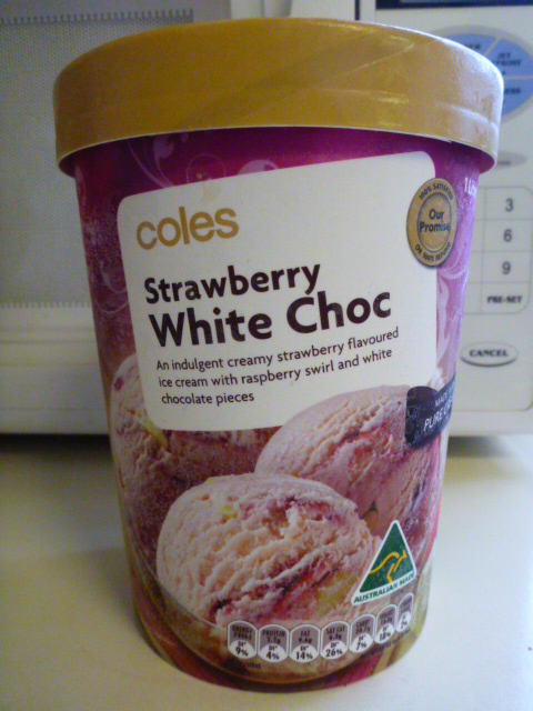 A doctor's journey ...: Surprisingly good ice-cream from Coles!