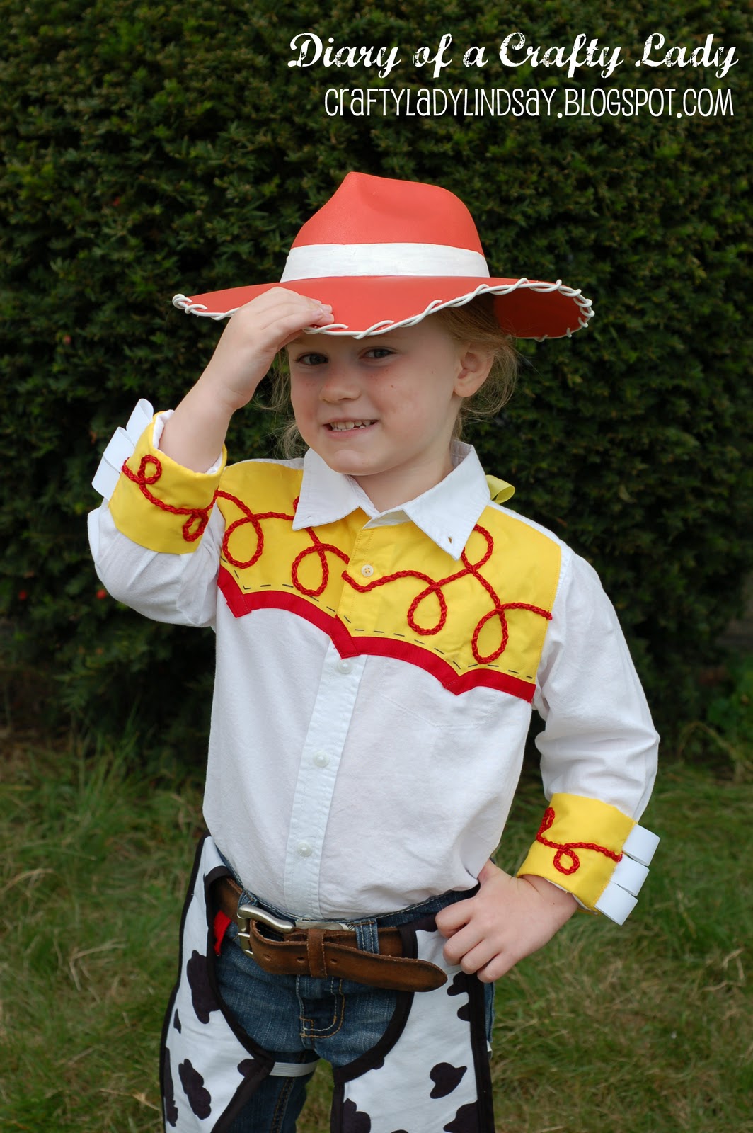 Diary of a Crafty Lady: Cowgirl Jessie Halloween Costume
