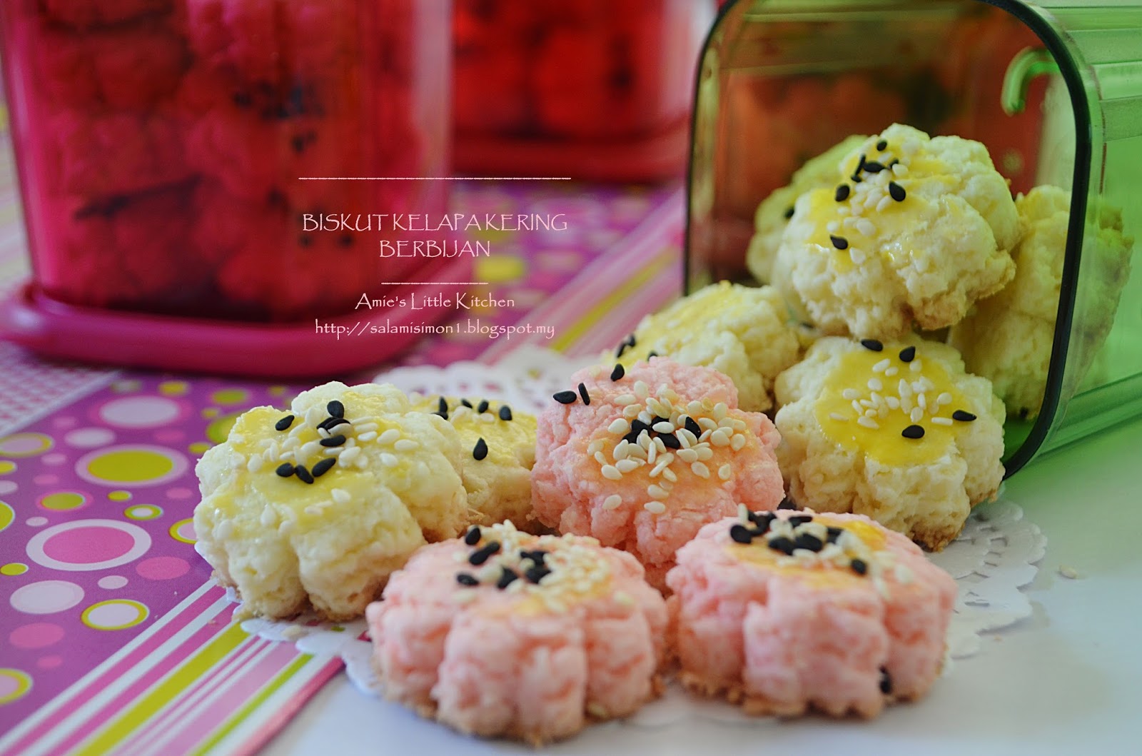 Biskut Kelapa Kering Berbijan - Amie's Little Kitchen