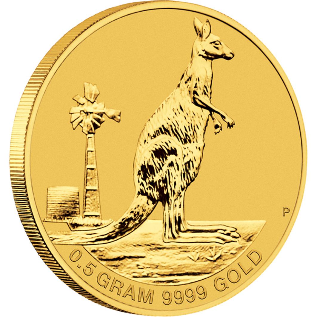 Australia Gold: 2012 Mini Roo 0.5g Gold Coin at The Perth Mint