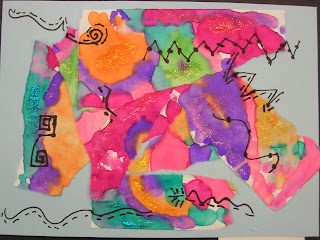 Mrs. Manzella's Student Gallery: 1ST GRADE: KANDINSKY LINE