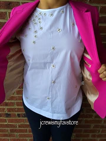 J. Crew Scattered Floral Sequin Shell - Really Rynetta