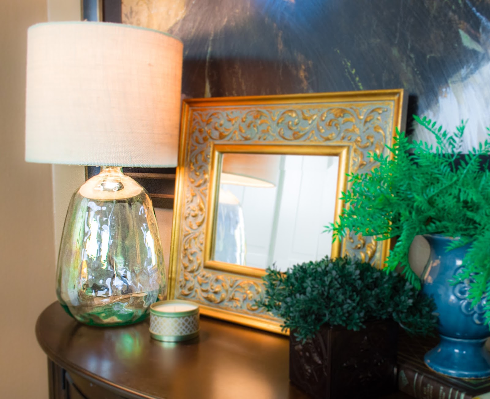 Entertaining Grace: DIY Glass Bottle Lamp