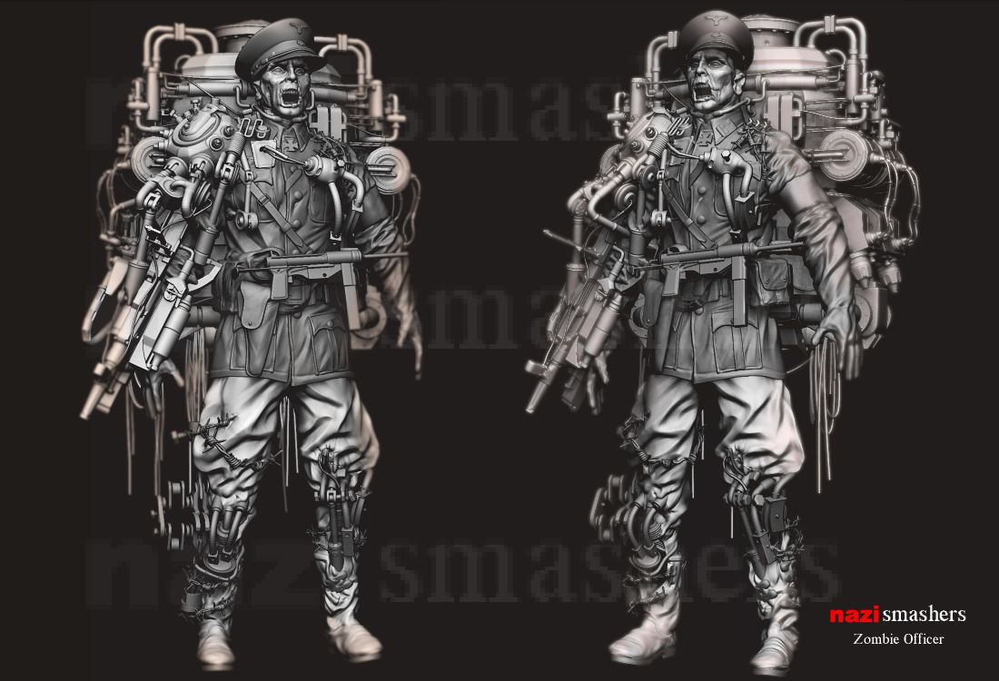 3D Character Artist.: Nazi Smashers