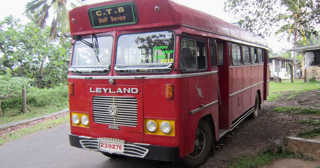 SLTB buses - ශ්‍රී ලංගම බස්: CTB bodied Leyland Comet bus from SLTB ...