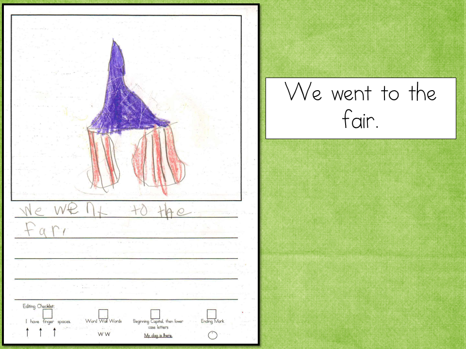 Writers Workshop a change of paper - Mrs. Wills Kindergarten