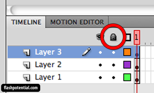 Working with layers - Flash CS5 Beginners Tutorial