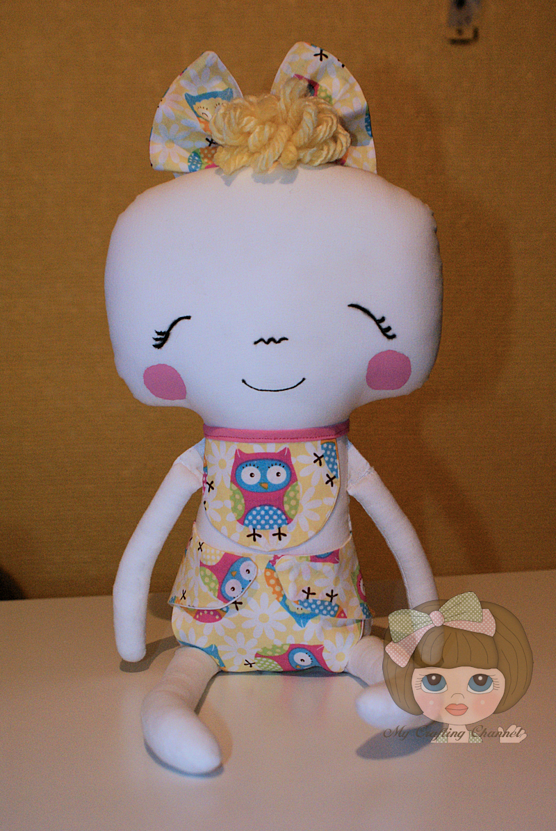 Scrap-n-Sew Granny: 2 Creative Chicks Challenge #15 "Create A Doll" Week 4