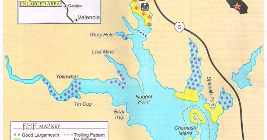 April 2020 Pyramid Lake Fishing Map and Report, How to fish this lake ...