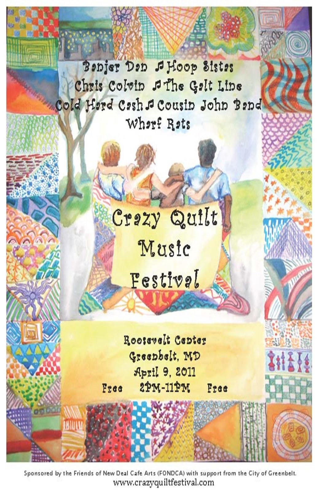 Chrissy's Art Spot: Crazy Quilt Music Festival