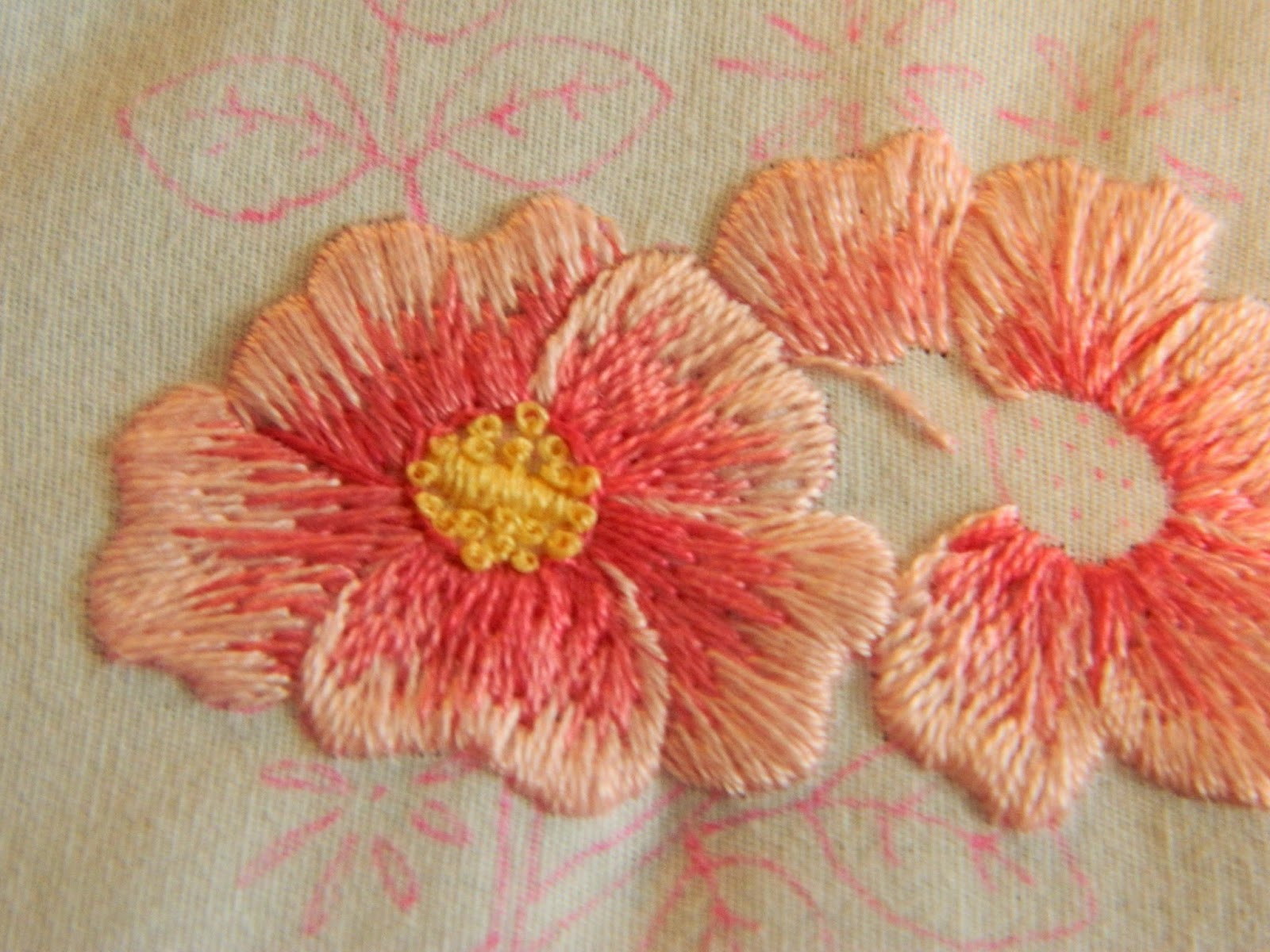 Color My World: Needle Painted Flower #2