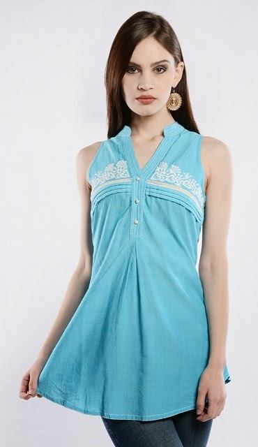 Designer Women Tops Collection 2014 | Embroidered Tops Fashion 2014 ...