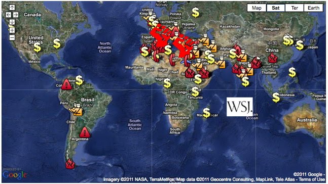 Armageddon Alert: Food Riots Map