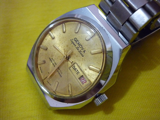 JAM OTAI. VINTAGE WATCHES: GENOVA SUPER DE LUXE....SOLD