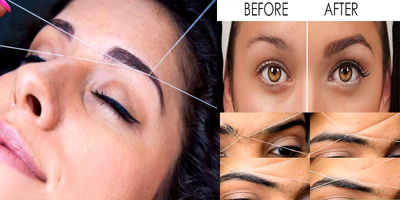 HOW TO Eyebrow Threading Tutorial - The Stylish Life