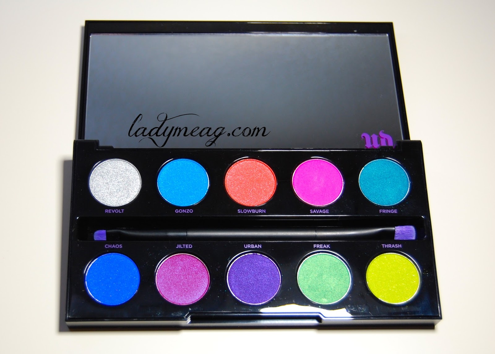 ladymeag's reluctant beauty blog: Urban Decay Electric Palette Review