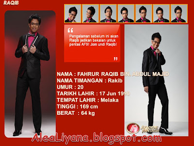 Raqib - Pelajar Akademi Fantasia 2011 ( AF9 ) | Alea Liyana Santai Online