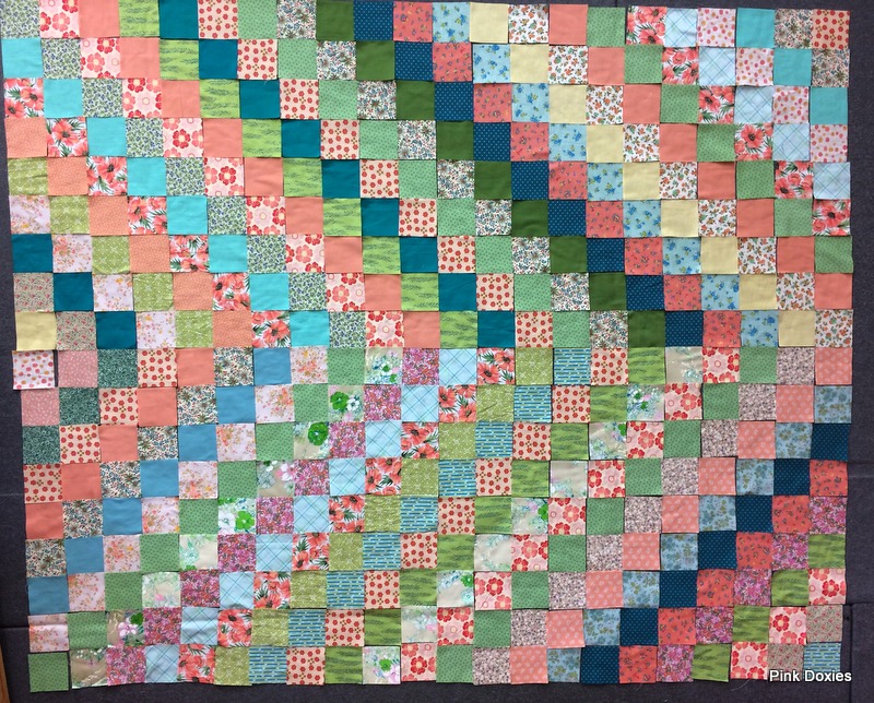 Julie Stocker Quilts at Pink Doxies: Making One Patch Quilts