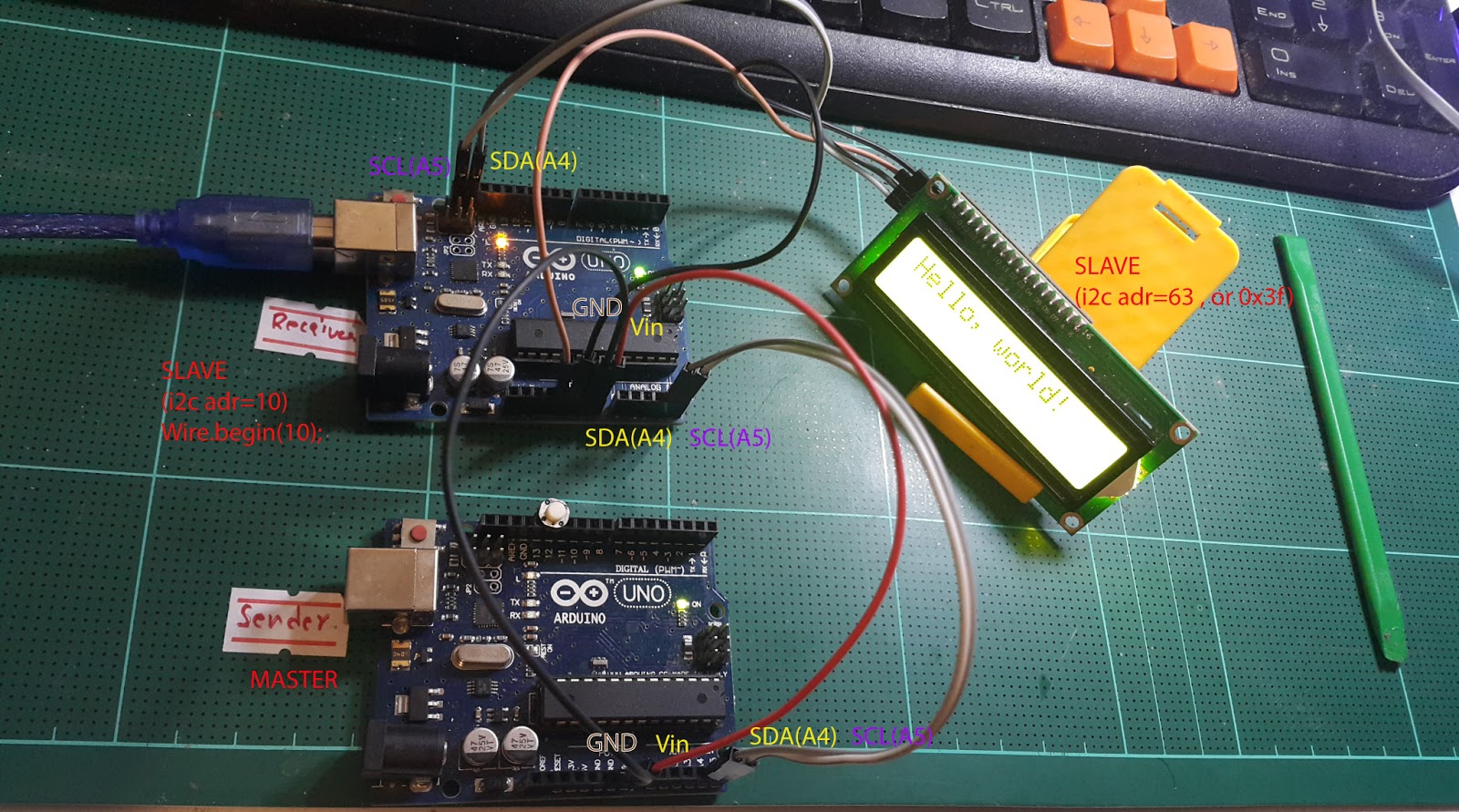 Joegtec S Path Inter Integrated Circuit Or I2c Between Two Arduinos Uno