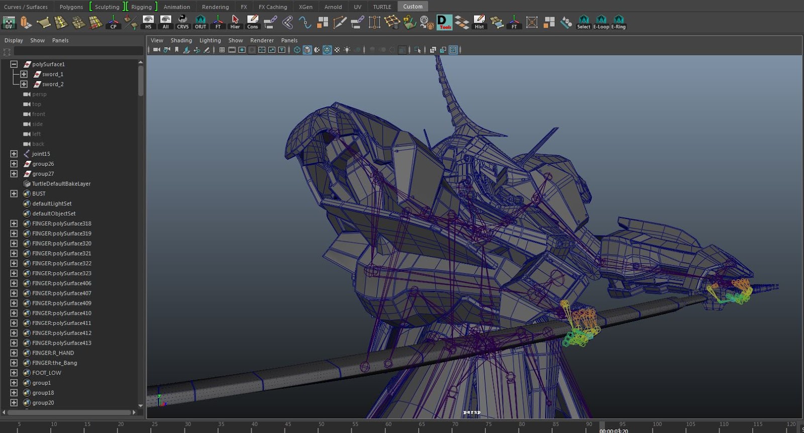 MECHA ART Dept.: FSS LED MIRAGE SARION new pose