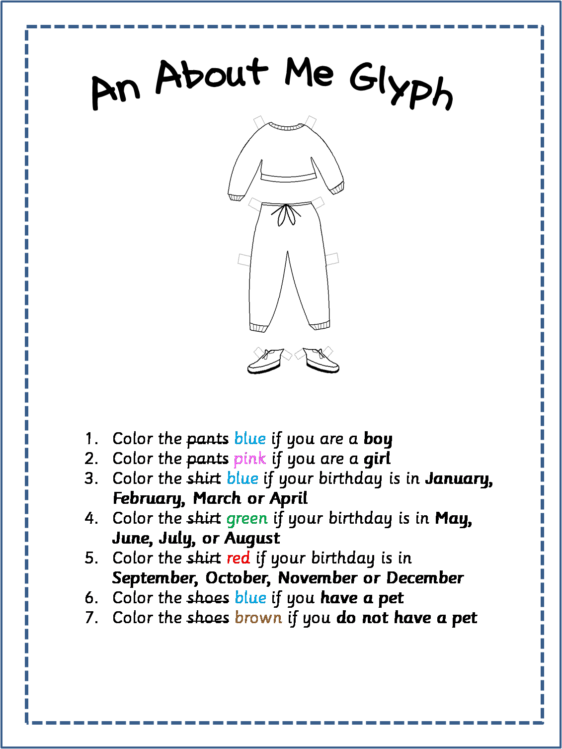 A Teacher's Idea: Glyphs in the Classroom