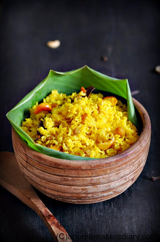 Bengali Holud polao (Aromatic rice pulao with turmeric) - A Homemaker's ...