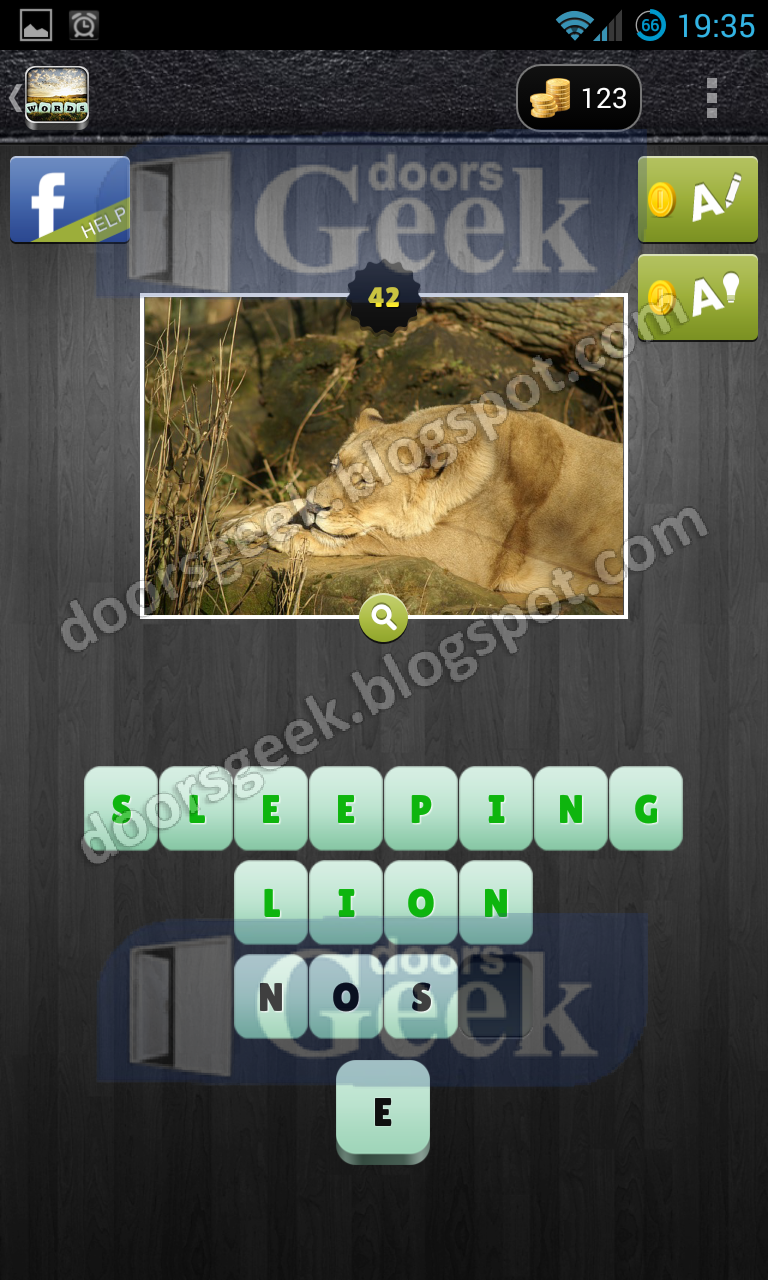 Words in a Pic - Level 42 ~ Doors Geek