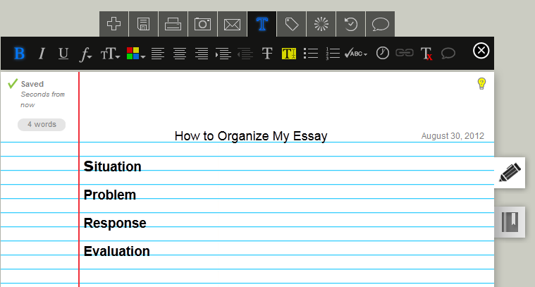 Adopt and Adapt ICT-in-ELT: Using S.P.R.E. to organize your essay.