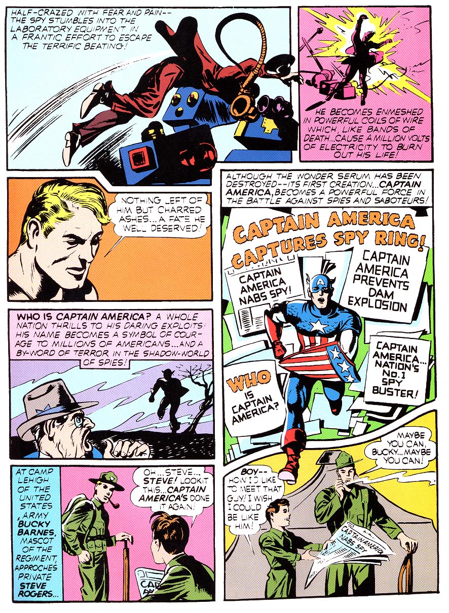 Inside Jeff Overturf's Head: "Meet Captain America" - issue 1 - 1940