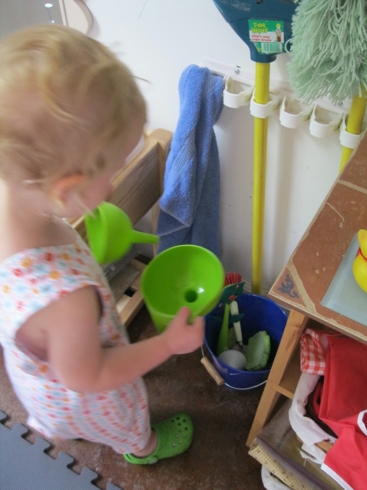 Montessori Messy: Her Own Little Sink: Self-Care and Washing Up