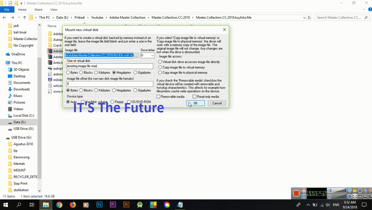 Cara membuat virtual CD atau Mount File yang berformat ISO IMAGE ...