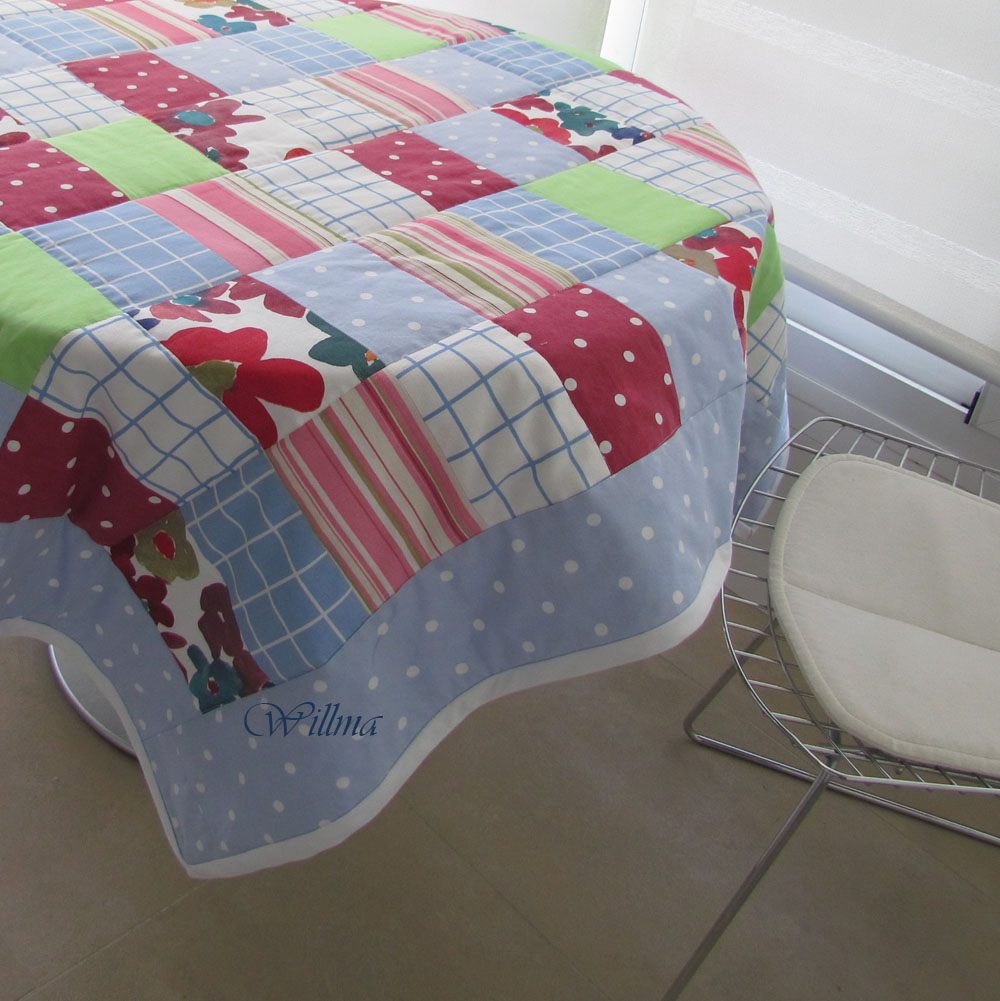 El blog de Willma: Mantel patchwork