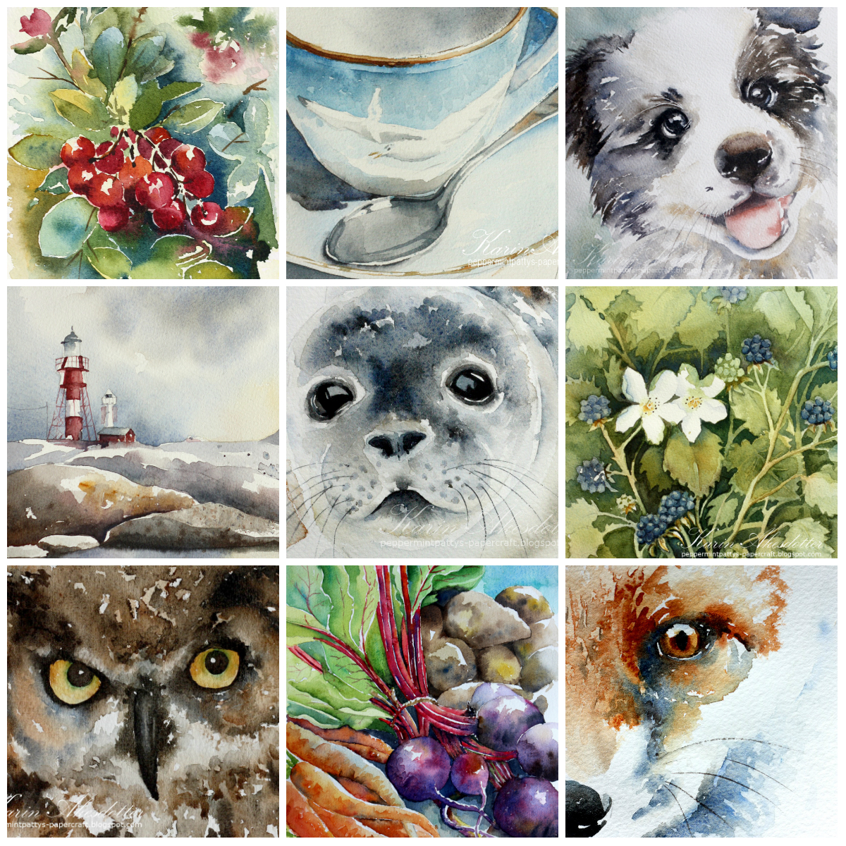 Peppermint Patty's Papercraft: SUNDAY WATERCOLORS : Favorite ...