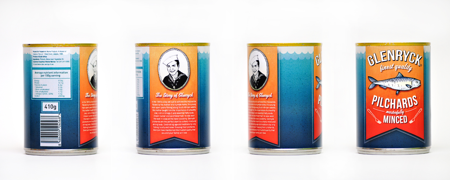 Take Aim - graphic design blog: Glenryck Pilchards rebranding