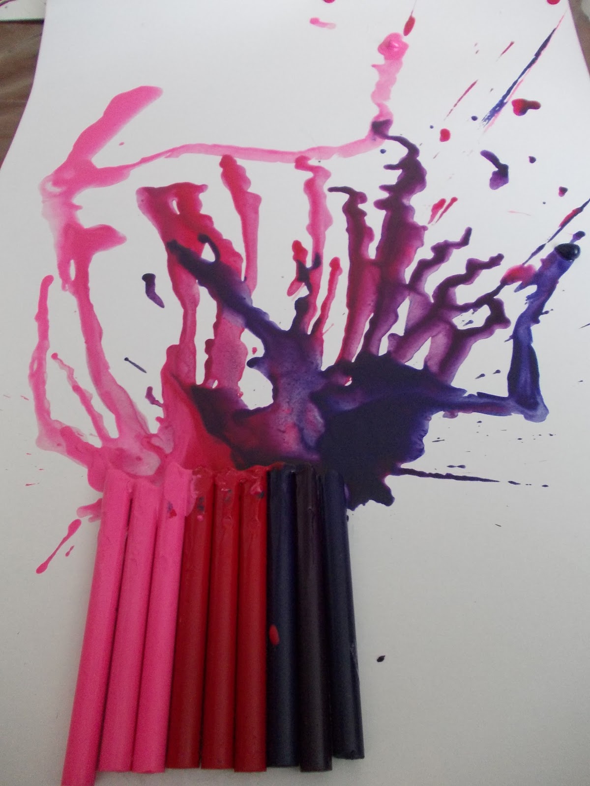 Aprendo jugando en casa: Martes de Galería: Un jardín de crayolas ...