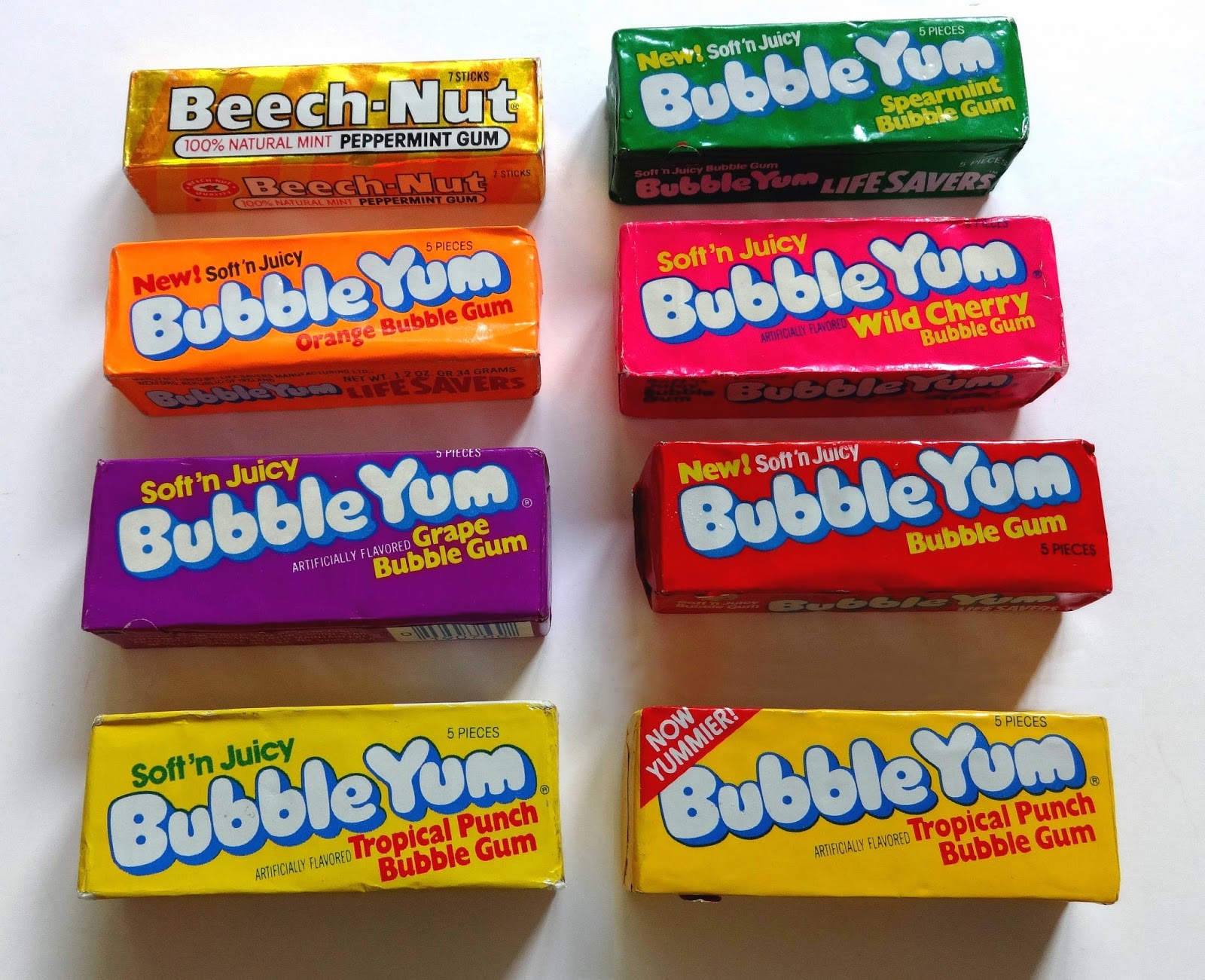 Past Print: Chewing gum and typography