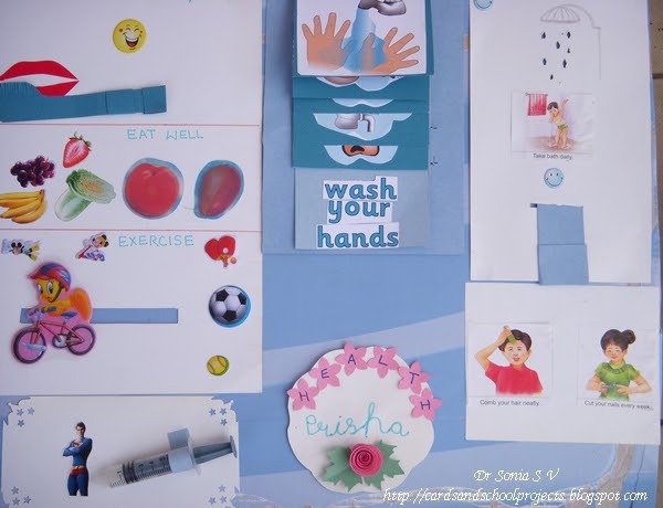 Cards ,Crafts ,Kids Projects: Health & Hygiene Interactive Chart