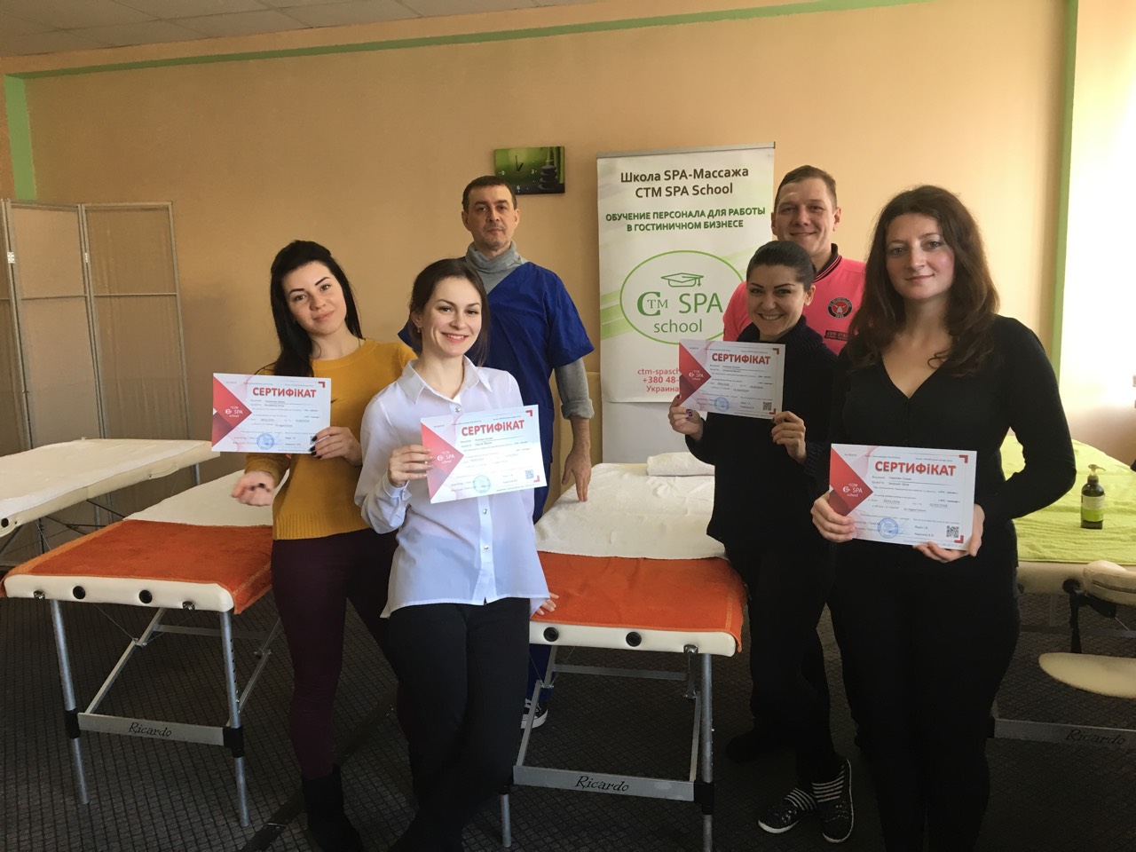 Школа спа-массажа. CTM SPA SCHOOL: И снова выпуск СПА-массажистов!