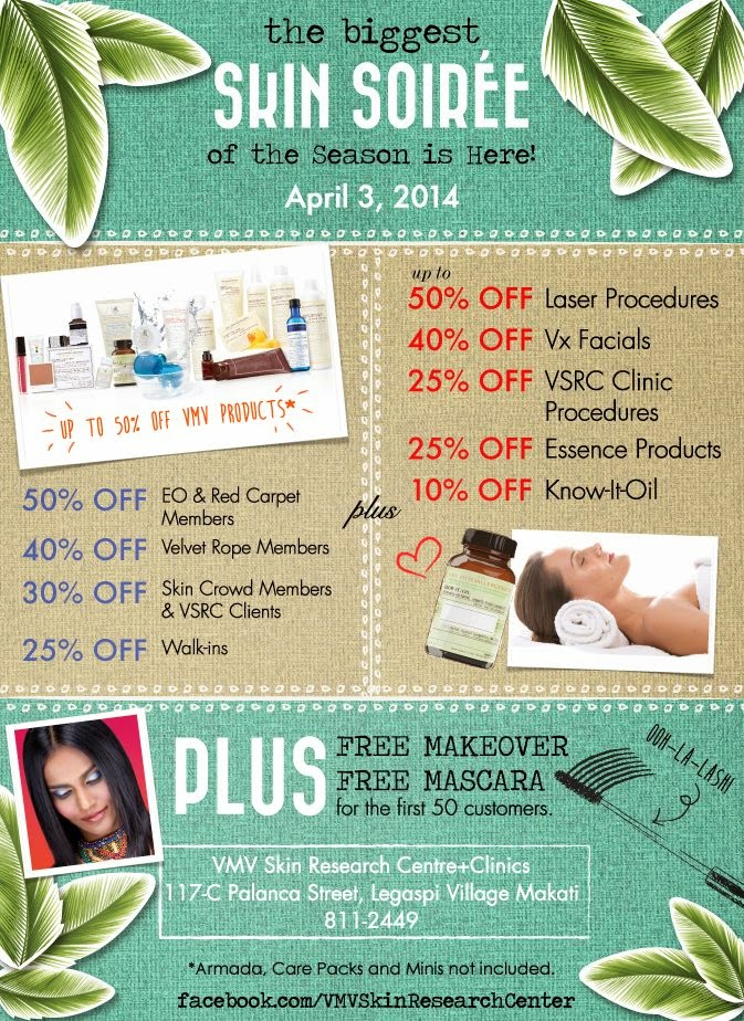 Manila Shopper: VMV Hypoallergenics Skin Soiree: Apr 3 2014