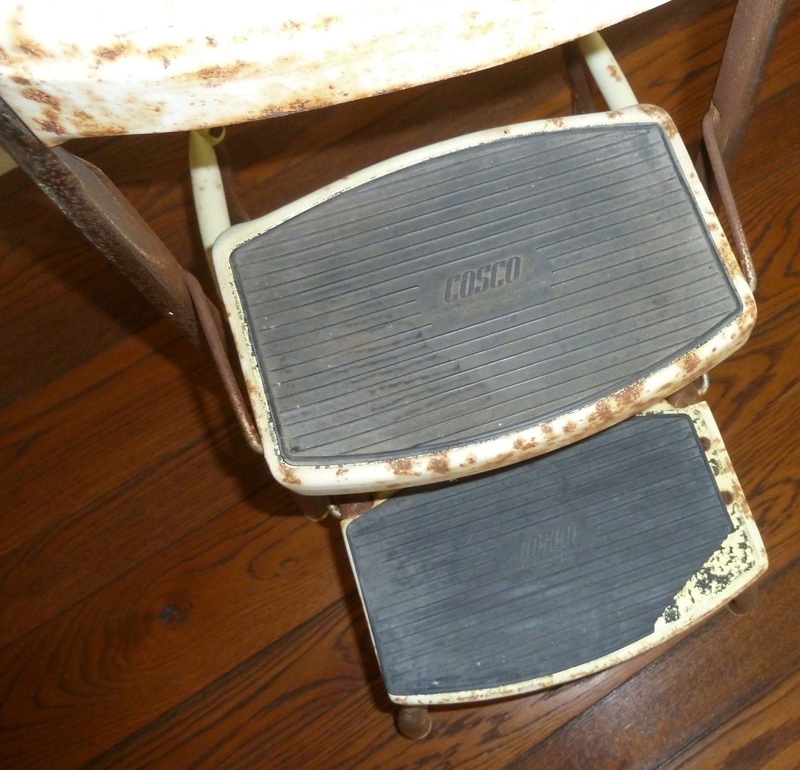 Observations: Vintage Step Stool Chair
