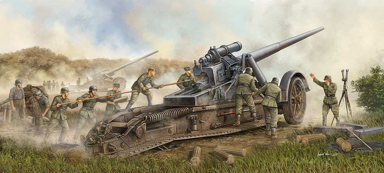 Panzerserra Bunker- Military Scale Models in 1/35 scale: 17 cm Kanone ...