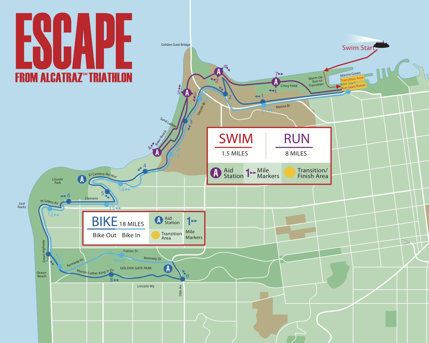 Triathlon - A Non-Athlete's Perspective: Escape from Alcatraz - 6/10/12