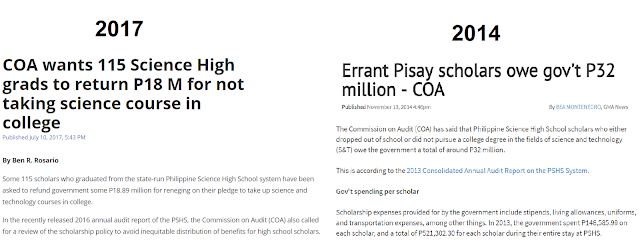 "Errant Science Scholars in the Philippines"