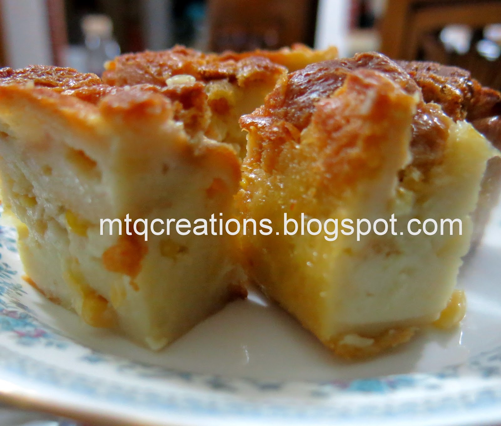 MTQ Creations....: Bingka Roti Berjagung